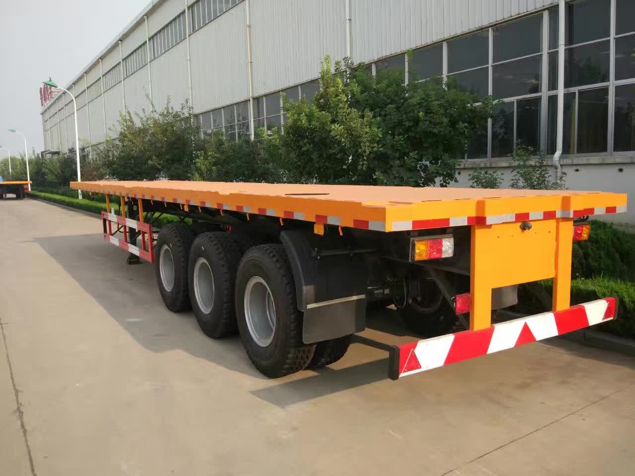 40t 50t 60t with 3 Axle CIMC 40ft Container Semi Trailer price ...