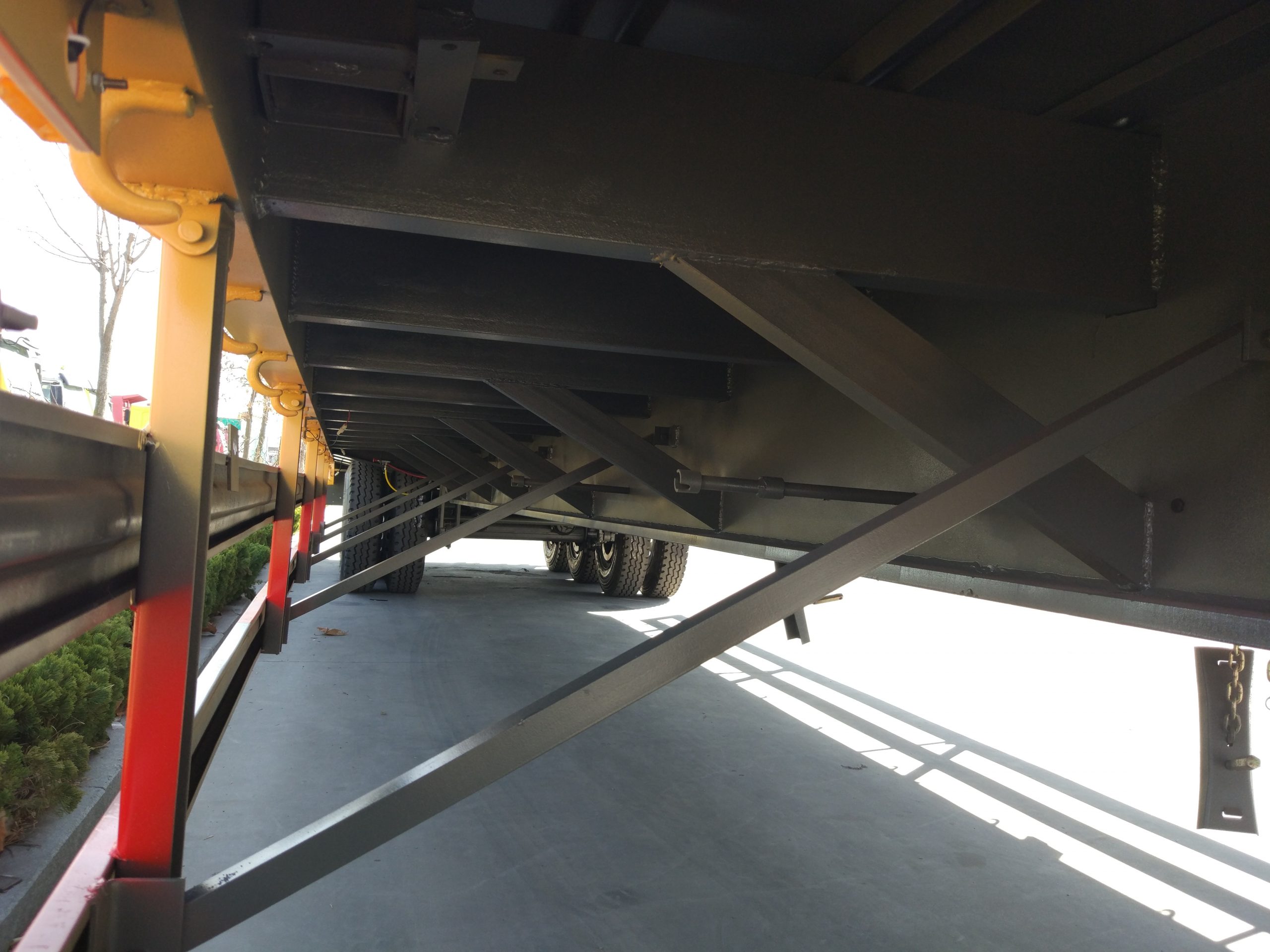 2 axle 3 axle 40t, 50t,60t Low Bed Semitrailer for sale - Tourfine the ...