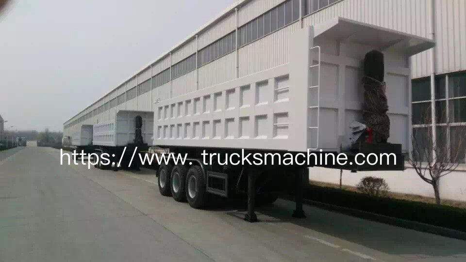 3Axle 45cbm 40t,50t Tipper Dump Semi Trailer for sale - Tourfine the ...