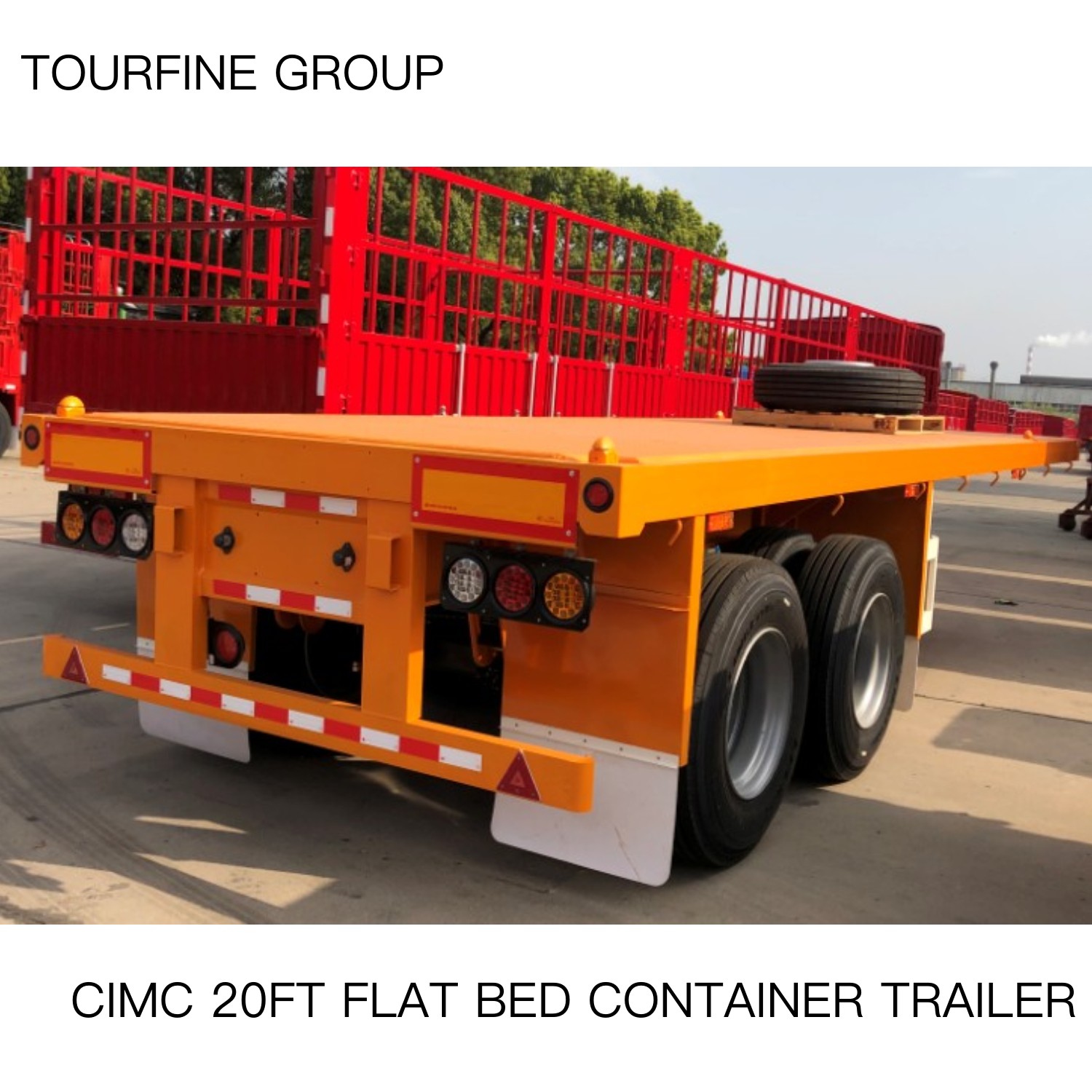 20t 30t with 2 Axle 3 Axle mechanical suspension or single suspension ...