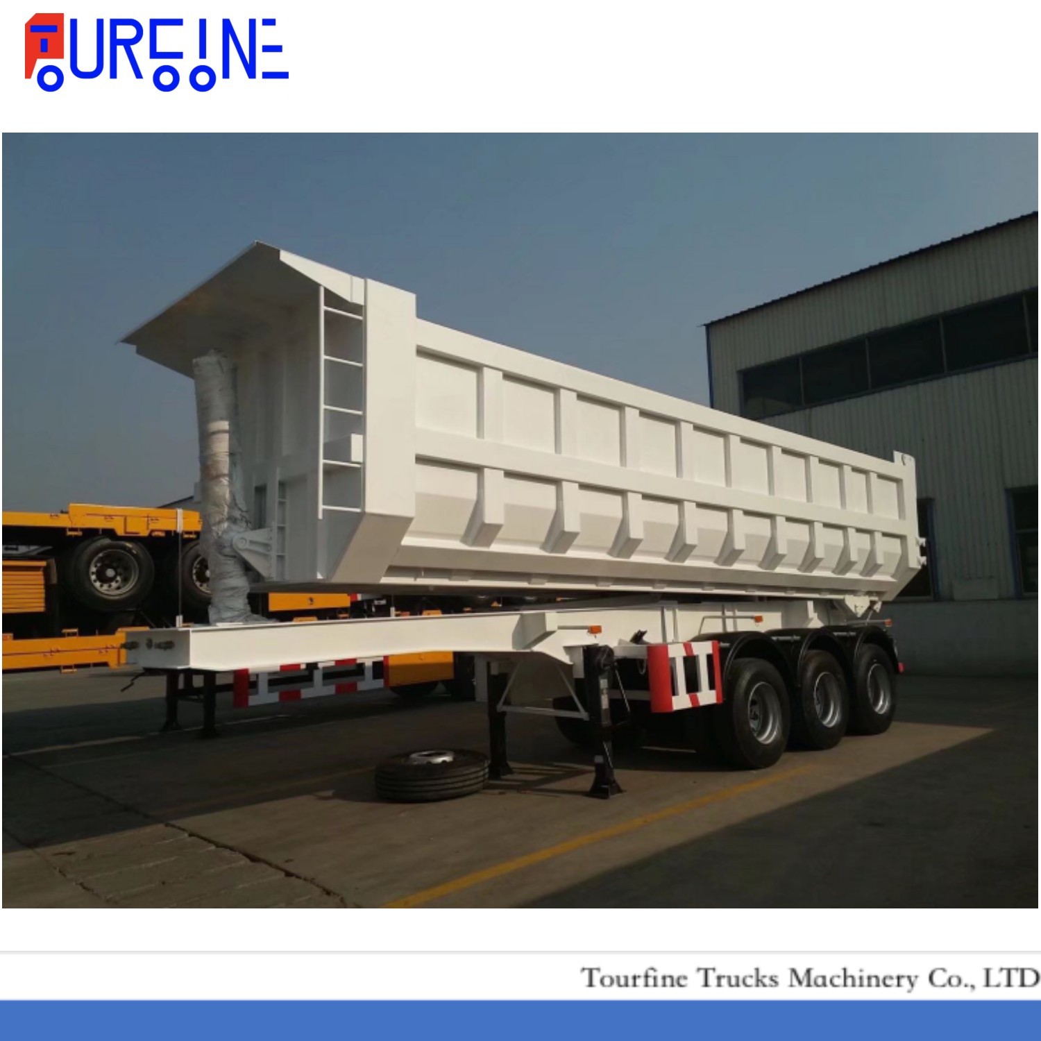 45cbm 3axle 40t,50t tipper dump semi trailer for sale - Tourfine the ...