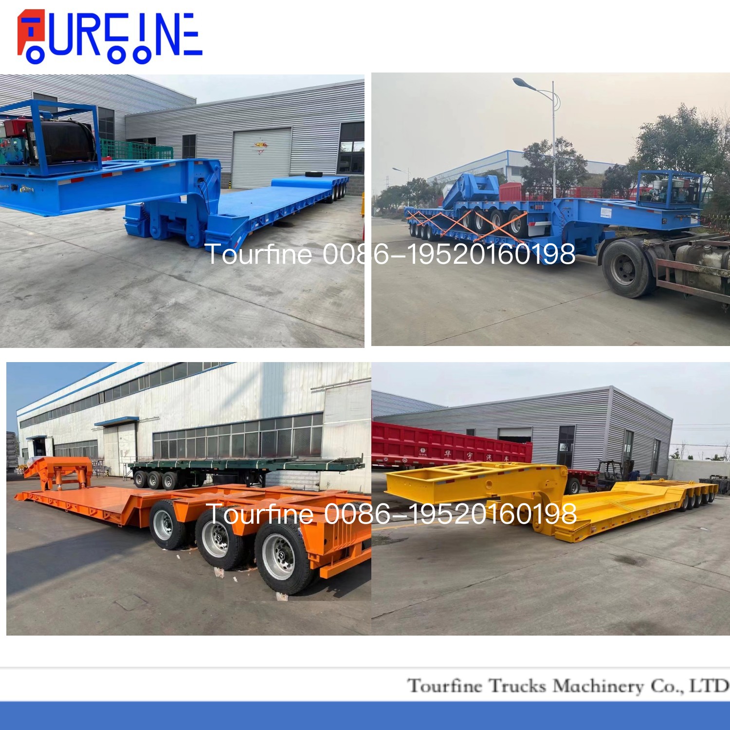 Hydraulic Detachable Gooseneck Front Loading Lowboy semi Trailers price ...