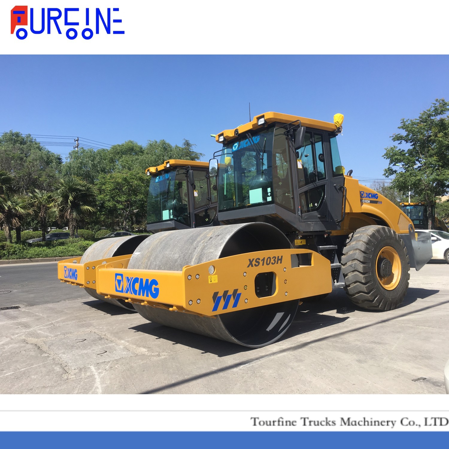 Brand New XCMG Road Roller 10t XS103H - Tourfine the Best Trucks and ...
